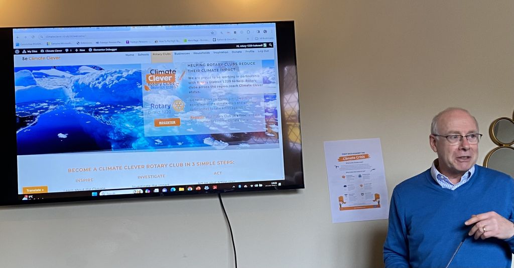 Climate Clever at Rotary Bakewell meeting – Climate Clever